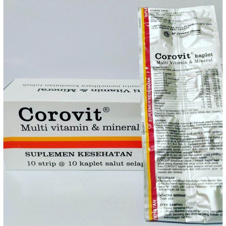 COROVIT TAB (per Strip) | Lazada Indonesia