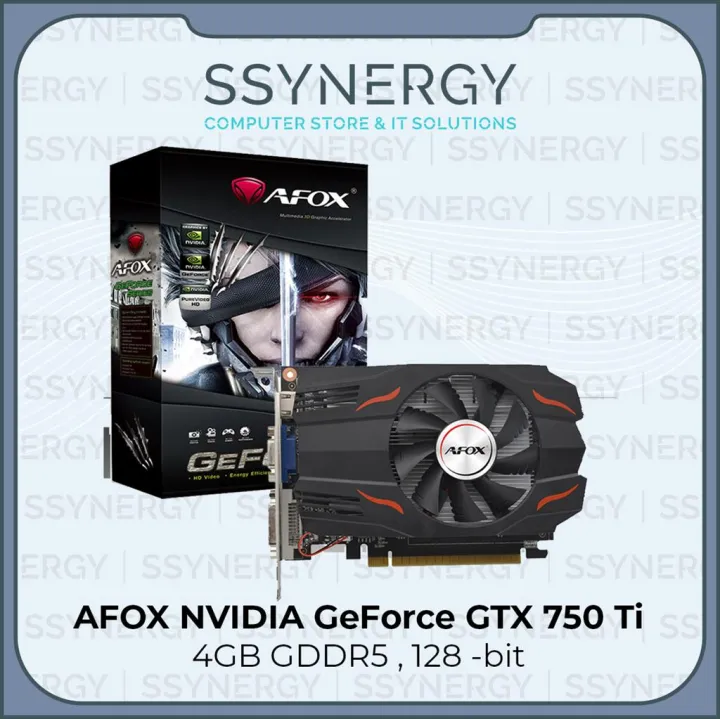 Vga AFOX Nvidia GeForce GTX GTX 750 Ti 4gb 128 bit AFOX GTX 750TI | Lazada Indonesia
