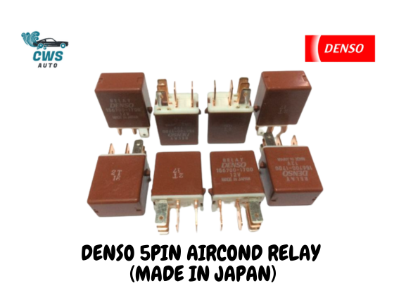 ORIGINAL DENSO 5PIN AIRCOND RELAY 12V (MANUFACTURED IN JAPAN) | Lazada