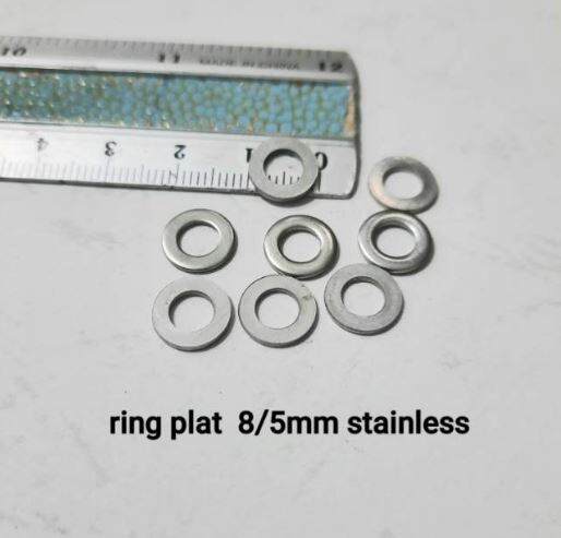 Ring Plat 8 (5mm) Stainless @ 10 pcs | Lazada Indonesia