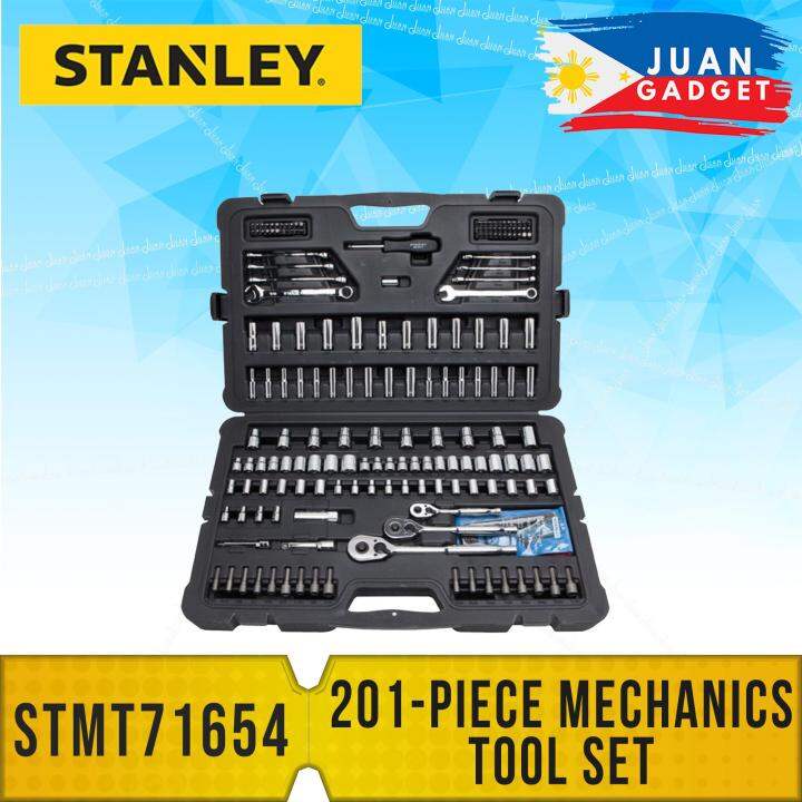 Stanley STMT71654 201-Piece Mechanics Tool Set Kit | JG Superstore ...