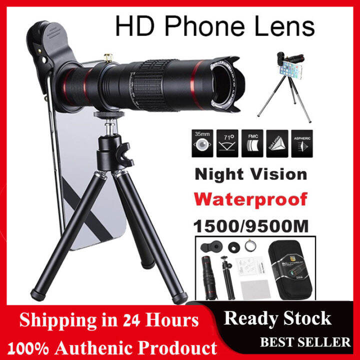 Monocular Scope HD 4K 22x Zoom Mobile Phone Telescope Lens Telephoto ...