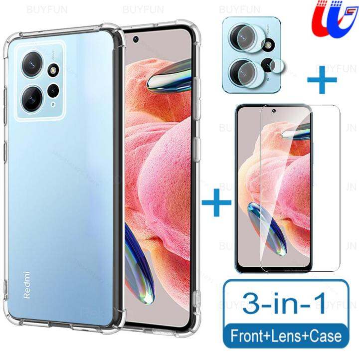 3 Trong 1 bảo vệ màn hình camera kính cường lực Cho Redmi Note 12 4G ...