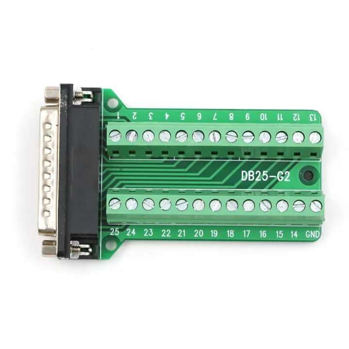 Blowing D-SUB DB25 Male 25Pin Plug Breakout Board Terminal Adapter ... Blowing D-SUB DB25 Male 25Pin Plug Breakout Board Terminal Adapter ...