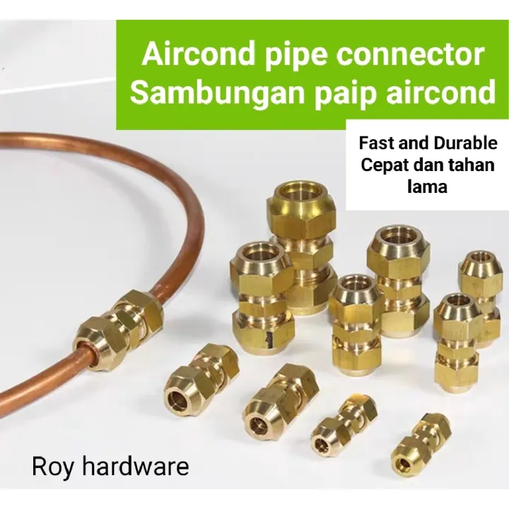 Aircond pipe connector fitting , copper pipe fitting joint connection ...