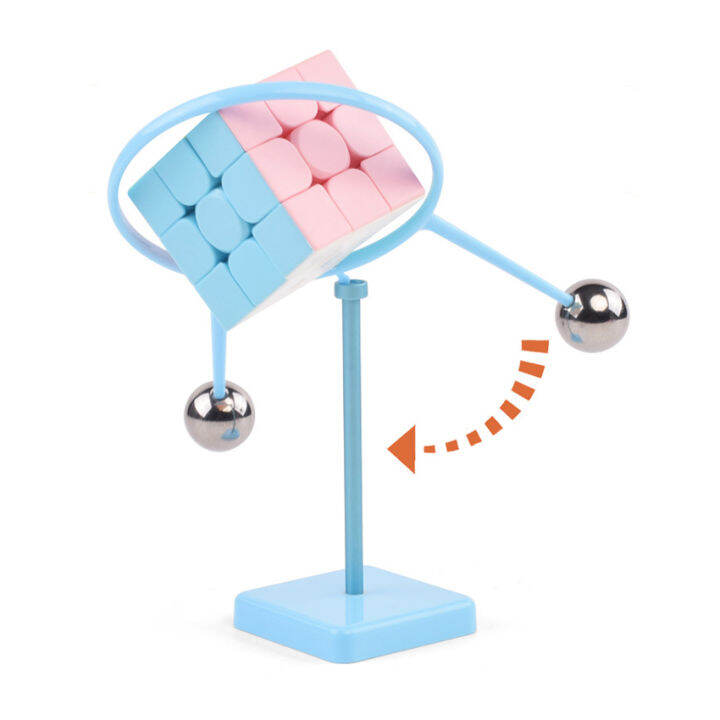 Cube Display Gravity Principle Bracket Cube Rotating Display Stand Cube ...