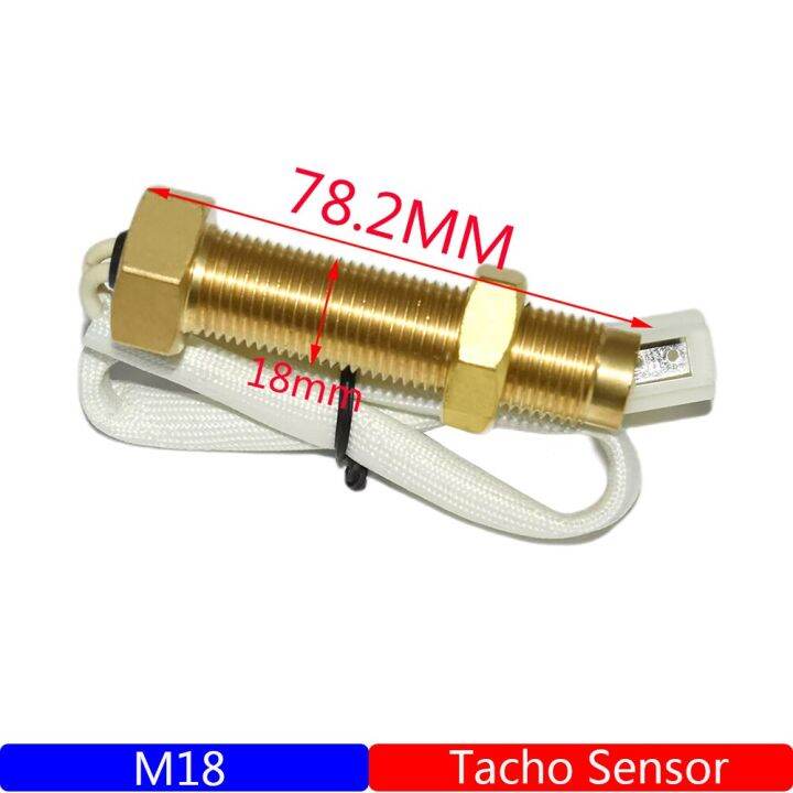 0-6000 RPM Tachometer dengan lampu latar merah 85MM meteran Tacho untuk ...