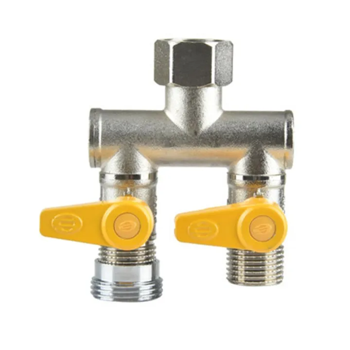 Washing Machine Faucet One Inlet Two Outlet Splitter Two-Way Three-Way ...