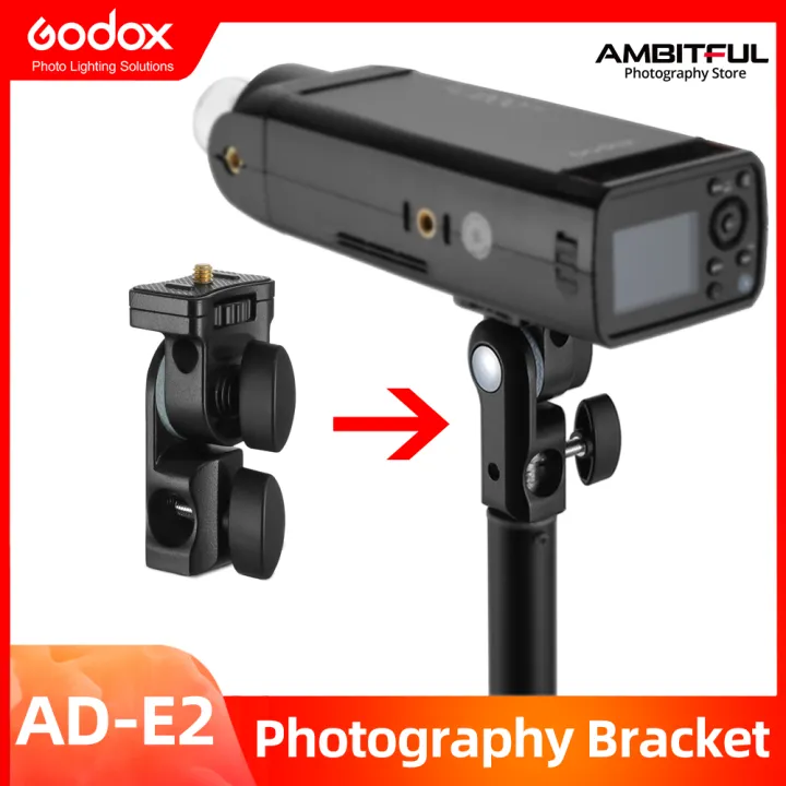 Godox AD-E2 E Holder Bracket with 1/4" Screw On The Top to Hold Godox ...
