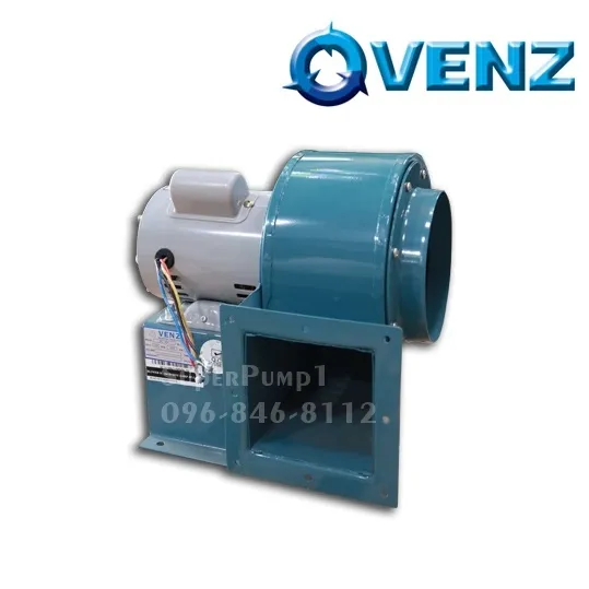 VENZ BLOWER โบลเวอร์ SC-1104 MOTOR 1 HP 4Pole 2 เฟส ใบพัด 10 นิ้ว ...