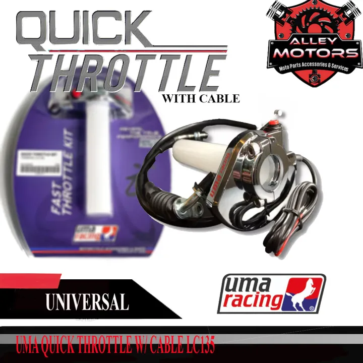 UMA QUICK THROTTLE W/ CABLE LC135 By Alley Motors | Lazada PH