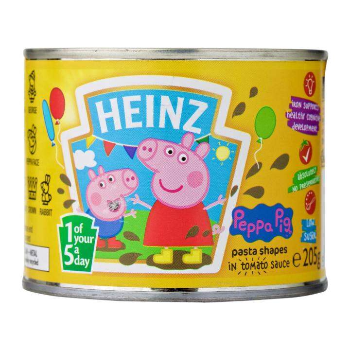 Heinz Peppa Pig Pasta Shapes In Tomato Sauce 205G | Lazada Singapore