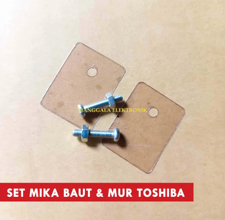 1 SET MIKA ISOLATOR TRANSISTOR TOSHIBA 2SC5200 2SA1943 PLUS MIKA DAN BUAT | Lazada Indonesia