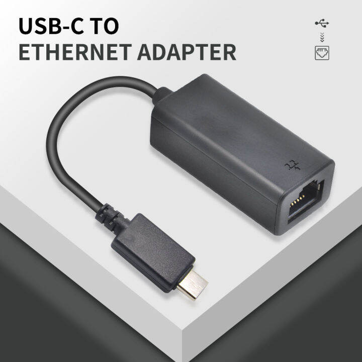 USB 3.1 Type C network adapter cable thunderbolt 3 USB-C ethernet cable ...