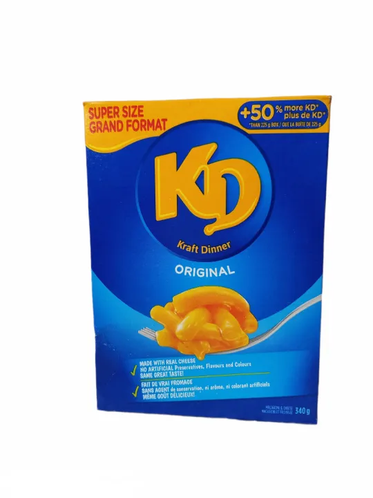KD Kraft Dinner Original Macaroni and Cheese, 340g | Lazada PH