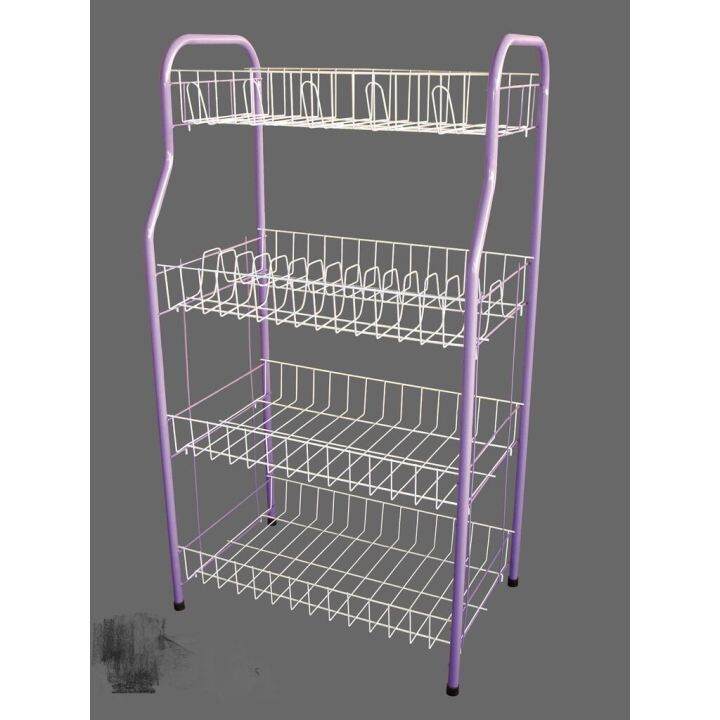(Ready Stock)Indo S Dish Rack /4 Tingkat rak pinggan/Rak mangkuk dan ...