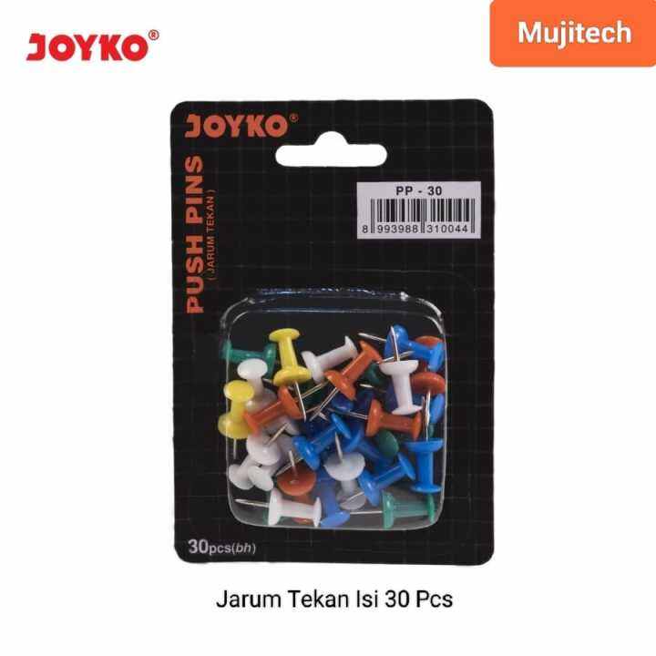 JOYKO PUSH PIN JARUM TEKAN TANCAPAN PAKU PIN PP-30TR MADING STYROFOAM ...