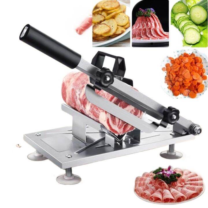 COD Dailyhome Steel Samgyupsal Meat Slicer Bacon Cutter | Lazada PH