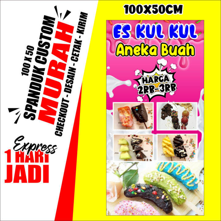 Banner ES KUL KUL, Spanduk ES KULKUL 100X50cm, COD, ES KUL KUL | Lazada ...