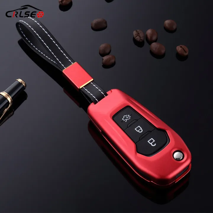 CRLSEO For Ford Key Cover Case Car Remote Key Holder For Ford Ranger ...