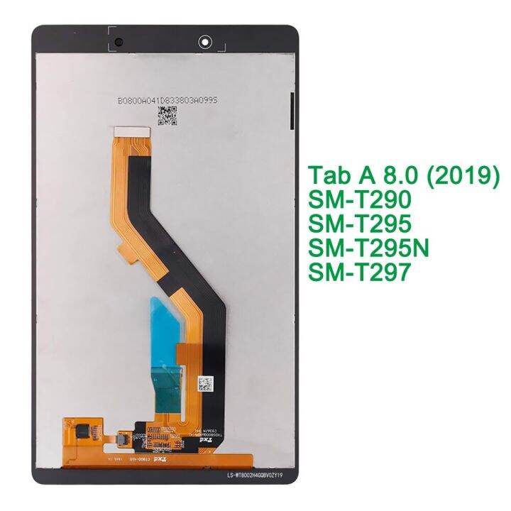 Original 8 Inch For Samsung Tab A 8.0 2019 SM-T290 SM-T295 T290 T295 Touch Screen LCD Display ...