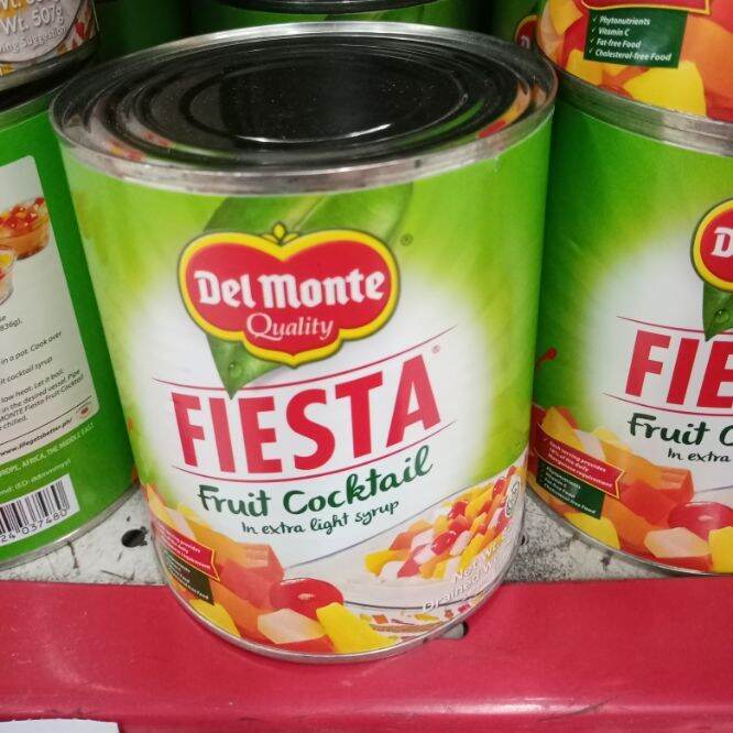 Del Monte Fruit Cocktail Sizes