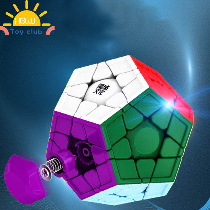 Megaminx รูบิคมหัศจรรย์ Cuปิงวัฒนธรรม WRM แม่เหล็ก Megaminx Magic Cube ...
