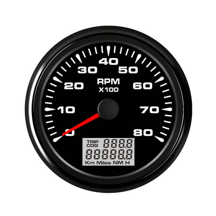 3000-8000 RPM Tachometer Universal Gauges Lcd Rev Counters With Trip ...