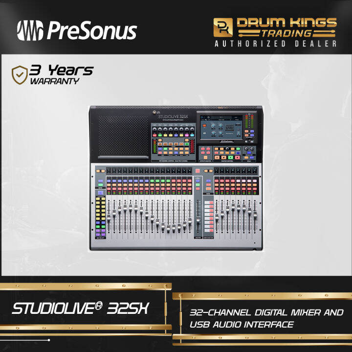 PreSonus StudioLive 32SX: 32-channel Digital Mixer and USB Audio ...