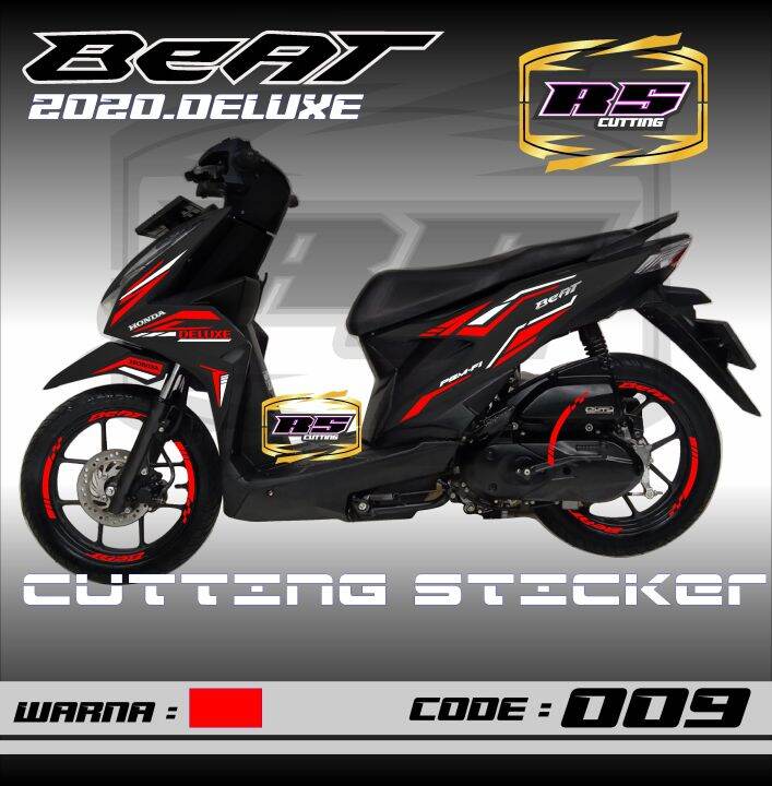 Sticker Beat Cutting Sticker Honda Beat-Aksesoris Motor Stiker Honda ...