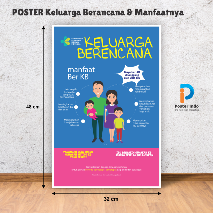 Poster Keluarga Berencana & Manfaat KB | Lazada Indonesia