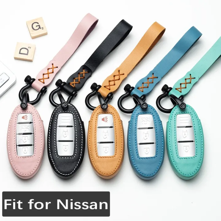 Huiyisunny Huiyisunny Leather Car Key Case remote keyfob keychain ...