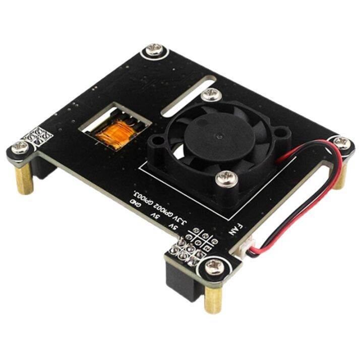 POE Expansion Board+Cooling Fan for Raspberry Pi 4B/3B+ Gigabit ...