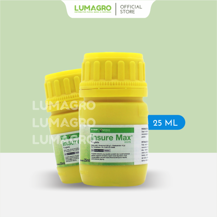 Fungisida Insure Max 510FS 25ml Dimetomorf Piraklostrobin Pengendali ...