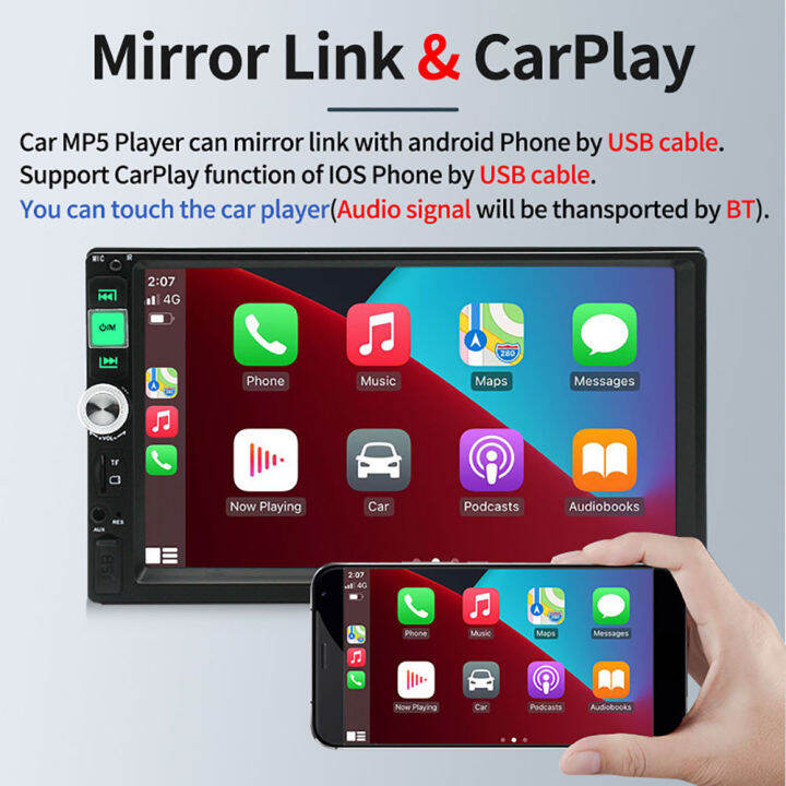 7 Inch Car Radio Multimedia GPS Player With LCD Screen Integrated ...