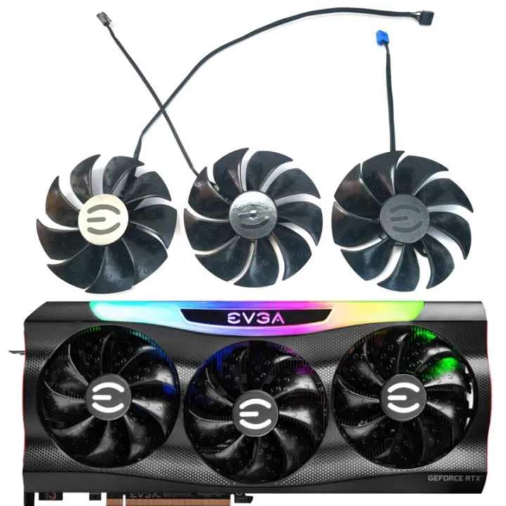 NEW 88MM 4PIN PLD09220S12H RTX 3080 GPU Fan，For EVGA Geforce RTX 3080 ...