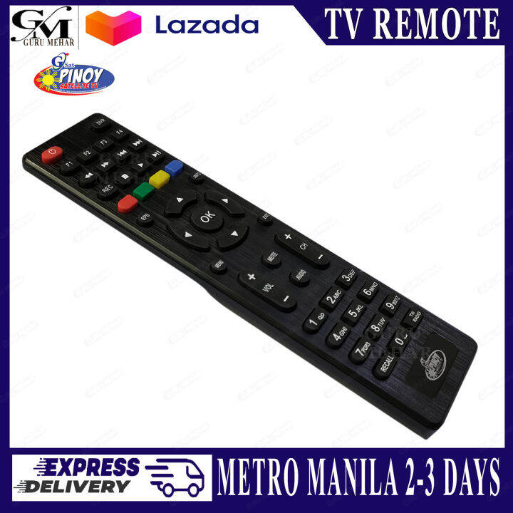 GSAT PINOY - Slim Design Remote Control Compatible with G Pinoy Green ...