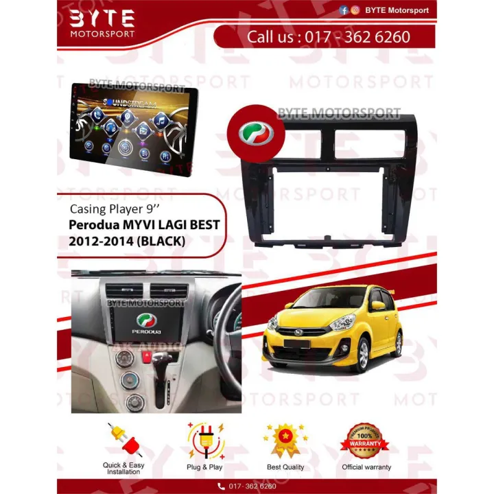 Perodua Myvi Lagi Best 2012-2014 (9inch) Soundstream Touch Screen High Definition Android Car ...