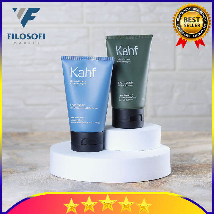 ORIGINAL Kahf Face Wash Pack Oil Acne Care dan Skin Energizing and ...
