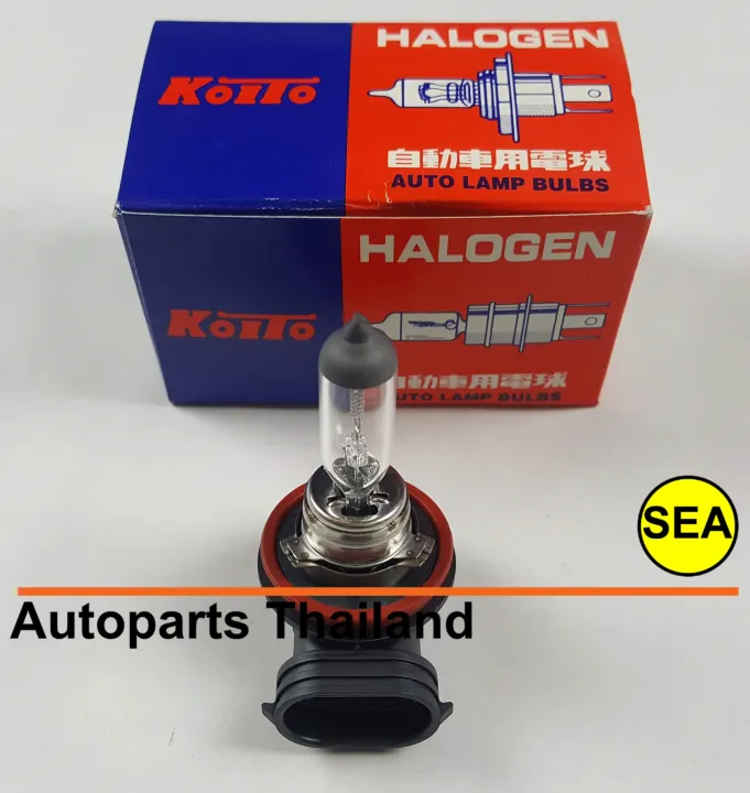 หลอดไฟหน้า H11 24V 70W ยี่ห้อ KOITO งานแท้ made in Japan (1หลอด ...