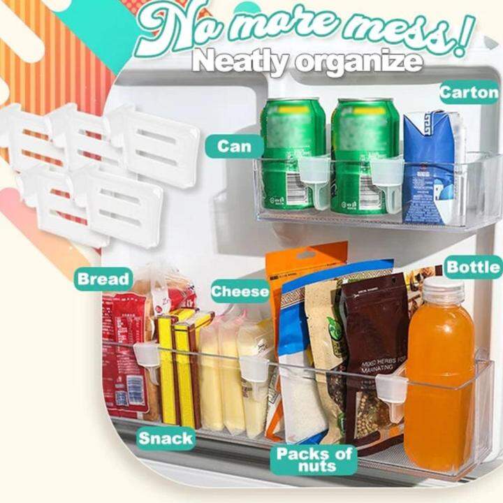 Refrigerator Partition Clip Household Storage And Sorting Refrigerator ...