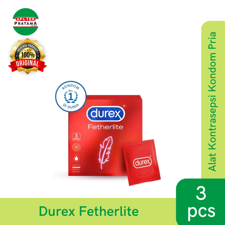DUREX FETHERLITE ISI 3'S | Lazada Indonesia