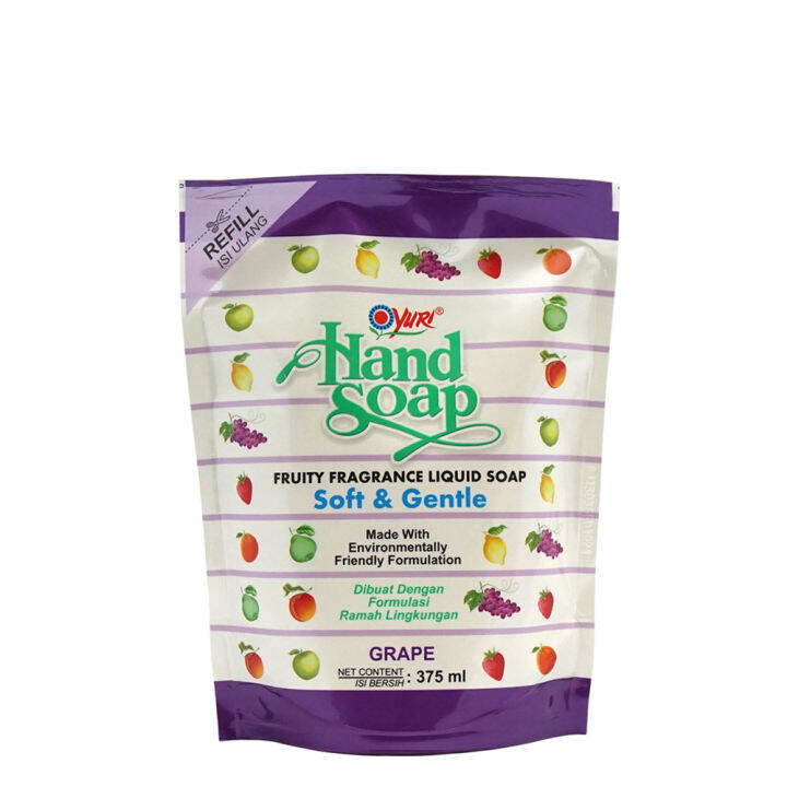 Yuri Hand Soap Grape Refill 375 ml | Lazada Indonesia