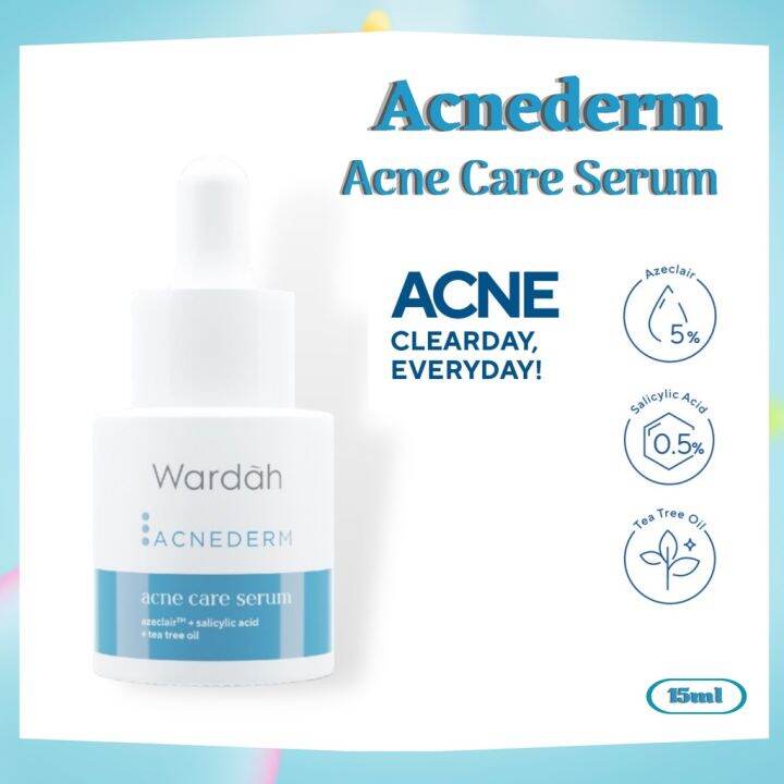 Wardah Acnederm Acne Care Serum - 15ml | Lazada Indonesia