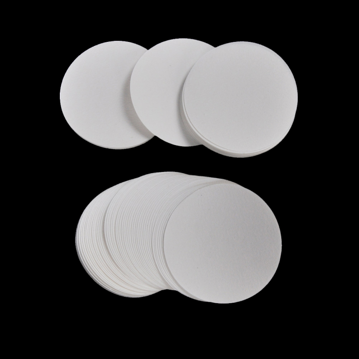 QIA 100pcs Filter Paper 7cm Medium Speed Filter Paper Lab Filtration ...