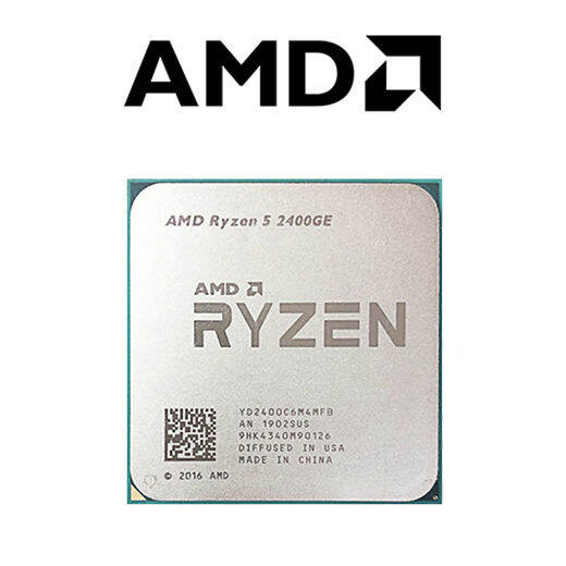AMD Ryzen 5 2400GE Desktop Processor - Black Box only / Tray type + Fan ...