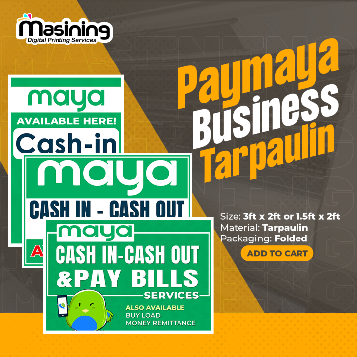 Maya Business Tarpaulin | Lazada PH