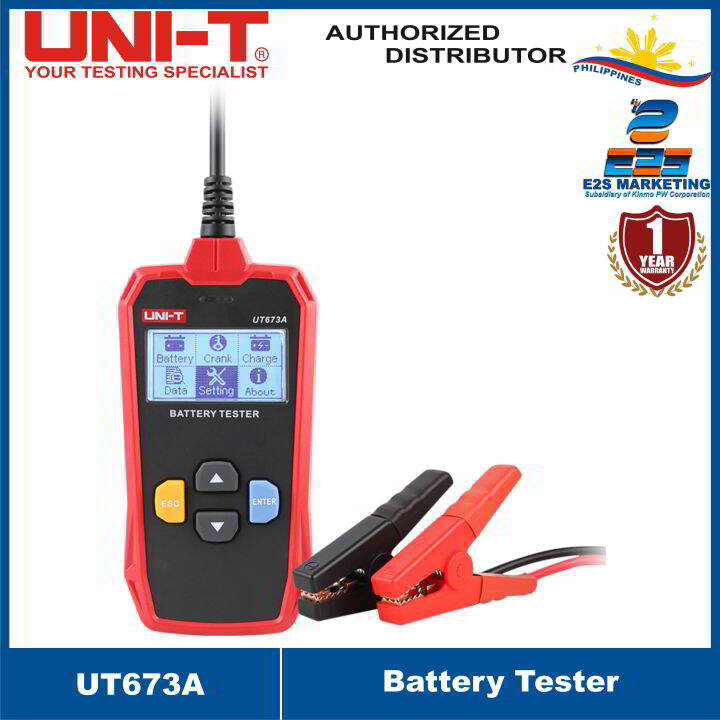 UNI-T Battery Tester UT-673A Battery Type: Ordinary lead acid battery ...