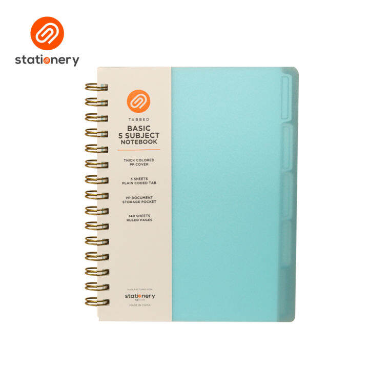 Stationery 5 Subject Notebook | Lazada PH