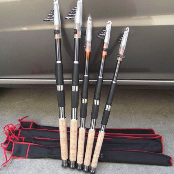 SALE！[COD]APACHE II Fishing Rods Carbon Fiber Telescopic Spinning Rod ...